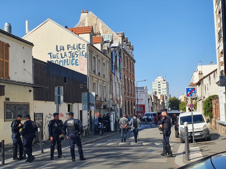 Montreuil 93 évacuation à La Baudrière Gauche Écosocialiste